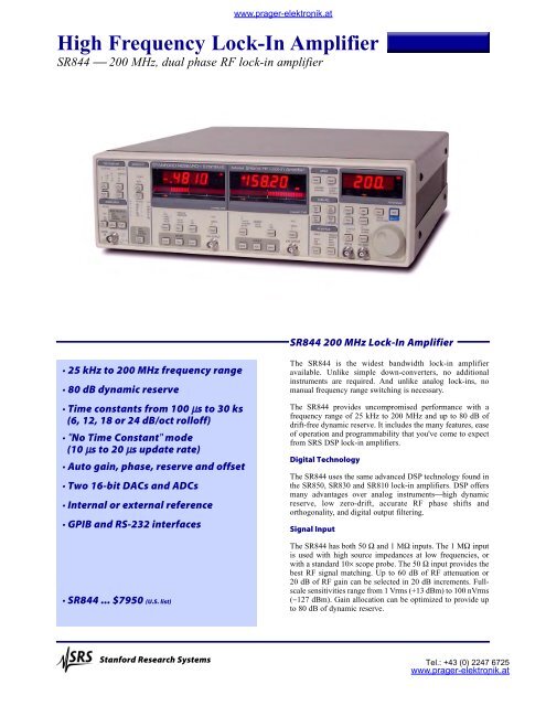 16bit adc used in lock in amplifier
