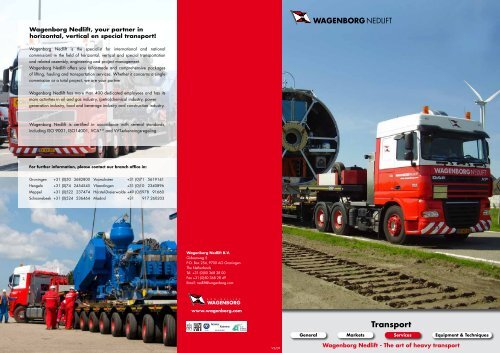 The art of heavy transport - Wagenborg