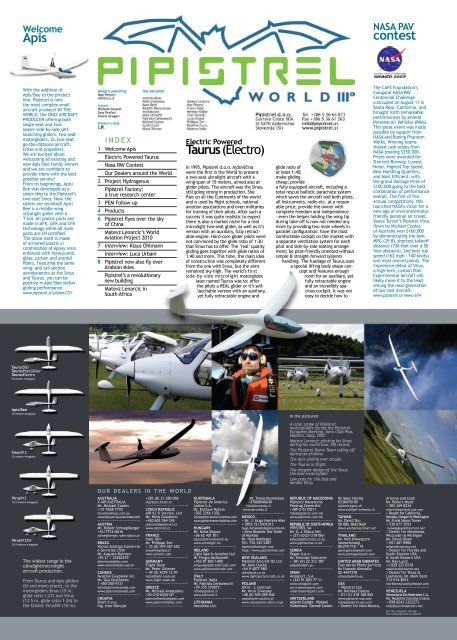 Apis contest Taurus(Electro) - Pipistrel