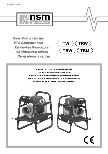 TBM TRW TBW TW - NSM Generators