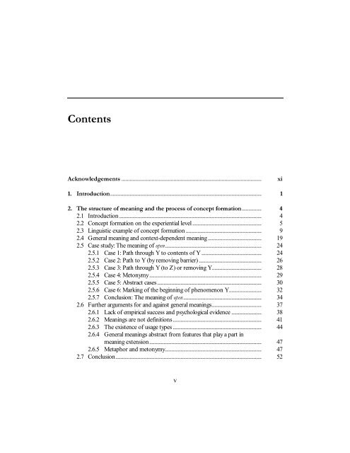 Polysemy or monosemy