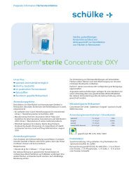 perform® classic Concentrate OXY - Schülke & Mayr