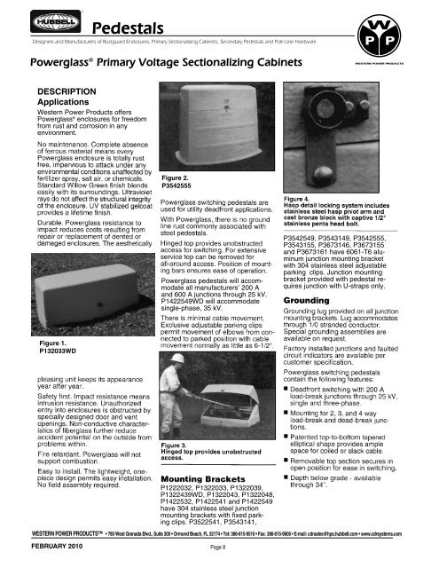 Pedestals - Hubbell Power Systems