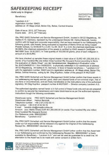 Safekeeping Magazines