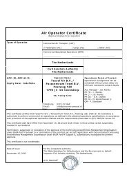 Air Operator Certificate (AOC) - CAA