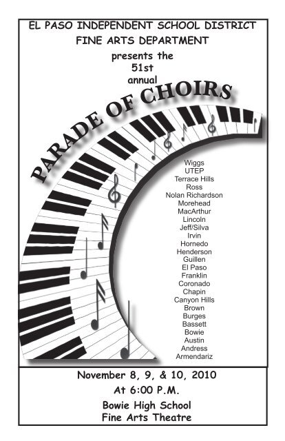 PARAD O OIRS - EPISD Fine Arts Department