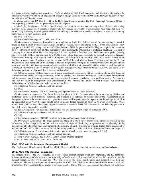 scenarios, utilizing depl