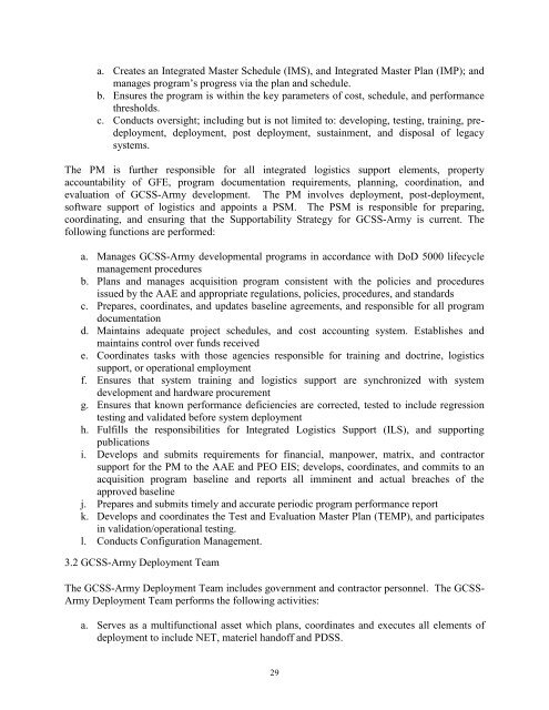 conjunction with the gain