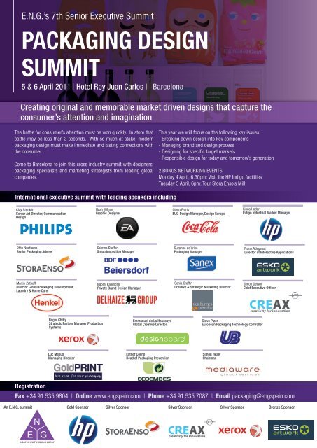 E.N.G. Brochure Pitch - European Networking Group