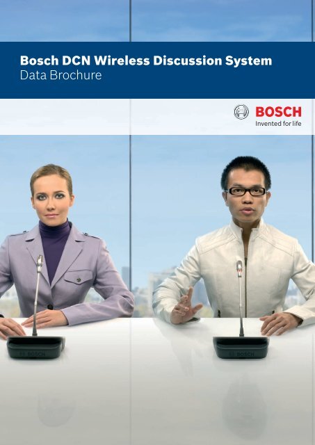 Bosch DCN Wireless Discussion System Data Brochure