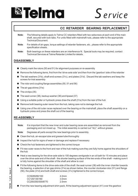 Service - Telma Retarder Limited