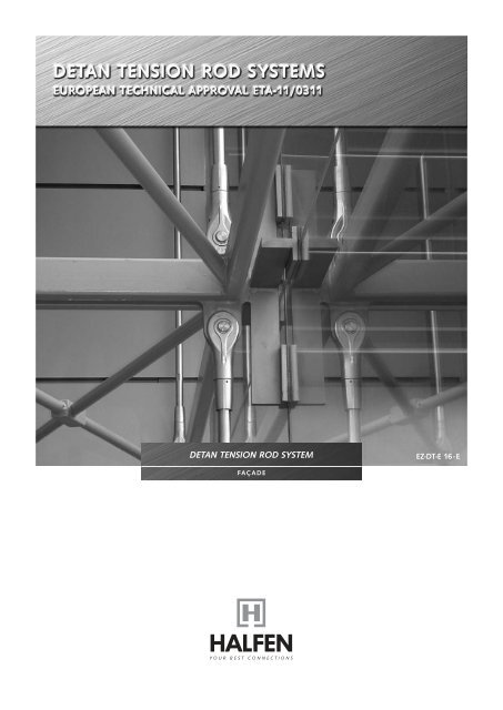 DETAN Tension Rod Systems - European Technical Approval - Halfen