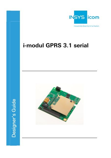 i-modul GPRS 3.1 serial - INSYS icom