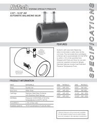 Balancing valve STV-NPT - MMA