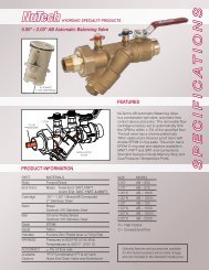Balancing valve STV-NPT - MMA