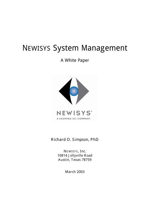 Newisys System Management