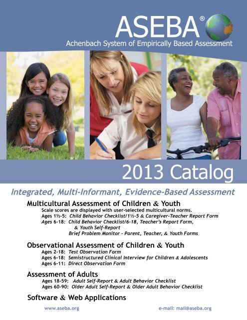 2012 Catalog - ASEBA Home