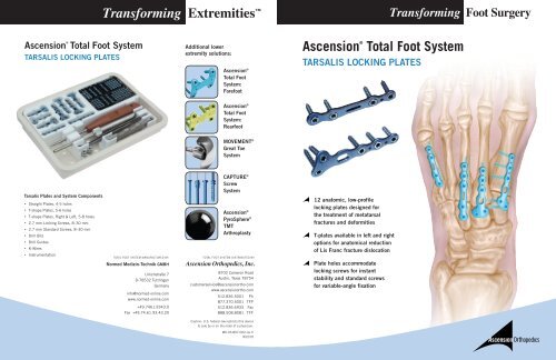 Tarsalis Brochure