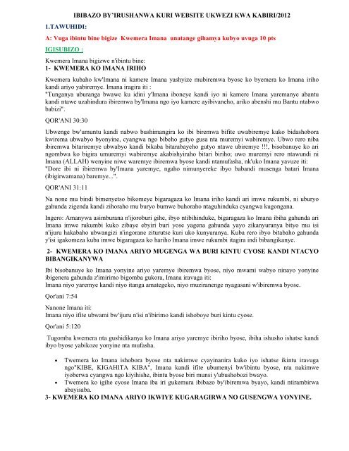 02 - Ijwi Rya Islam Mu Rwanda