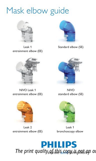 Mask elbow guide - Linde Healthcare