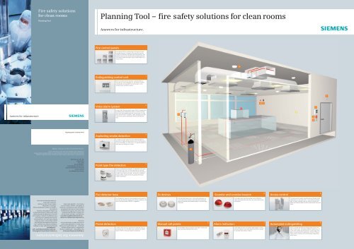 fire safety solutions for clean rooms - Siemens Building Technologies