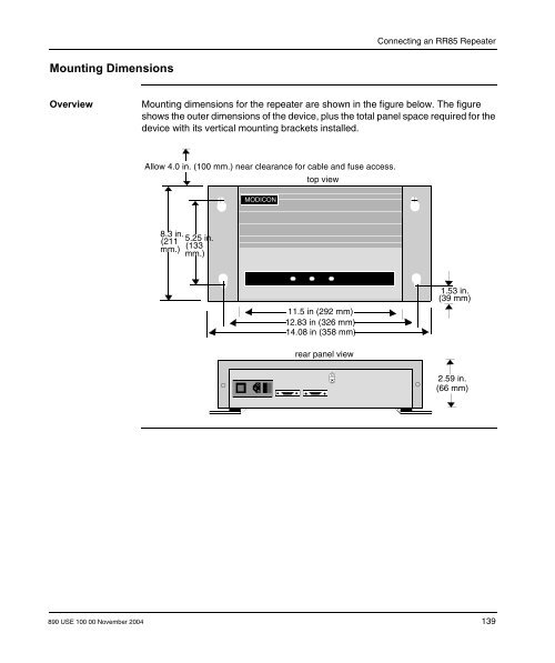 Connecting an RR85 Repeat