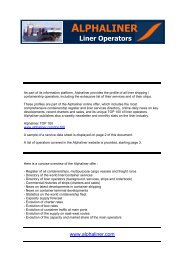 ALPHALINER Top 100 at 1st Jan 2011