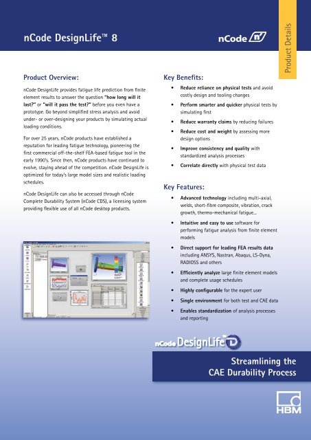 nCode DesignLife™ 8 - HyperWorks Partner Alliance