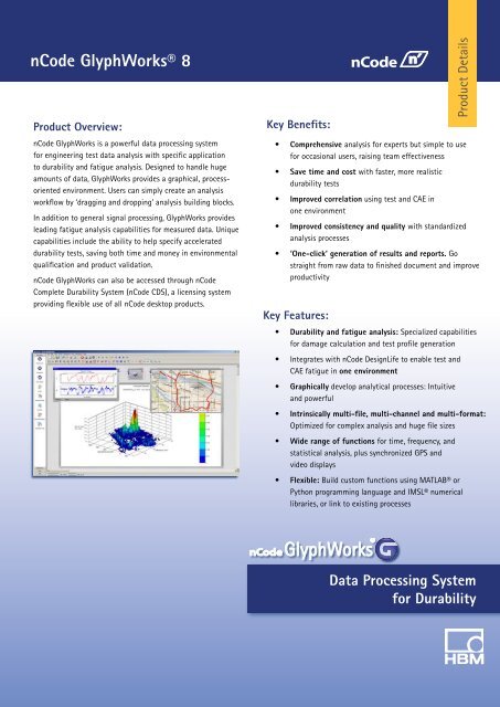nCode GlyphWorks® 8 - HBM nCode