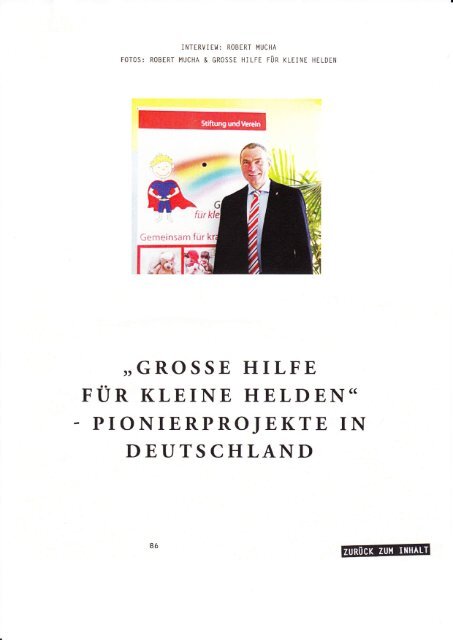 Interview mit Ralf Klenk - Große Hilfe für kleine Helden