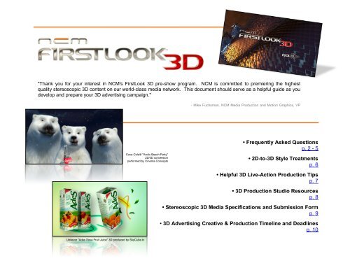 Thank You For Your Interest In NCM's FirstLook - Advertising ...