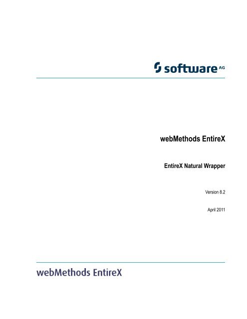EntireX Natural Wrapper - Software AG Documentation