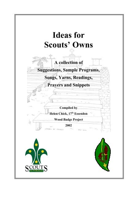 Ideas for Scouts' Owns - 17th Essendon Scout Troop Banner