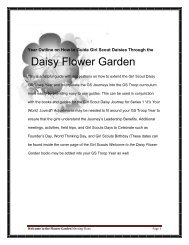 Welcome to the Daisy Flower Garden Leader Checklist