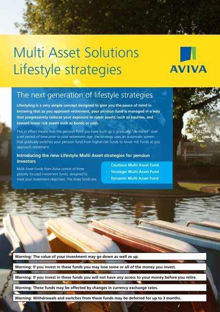 Multi Asset Solutions Lifestyle strategies - Aviva