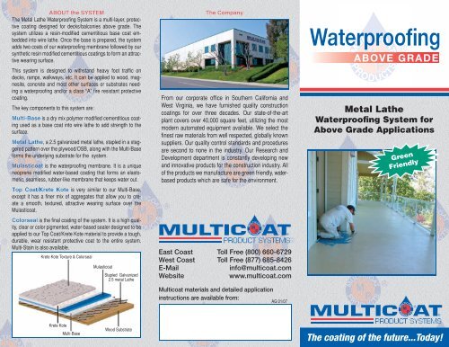 Download Brochure - Multicoat Corporation
