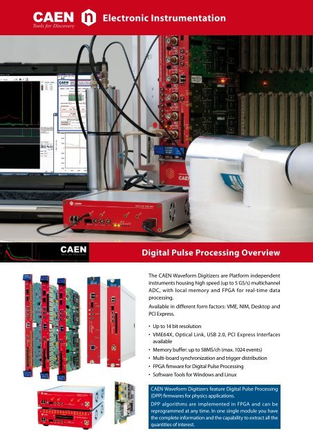 Digital Pulse Processing Overview - CAEN