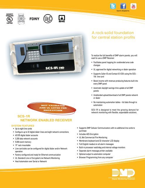 Scs-1r - dmp.com - Digital Monitoring Products
