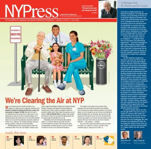 JUne 2009 NYPress - New York Presbyterian Hospital