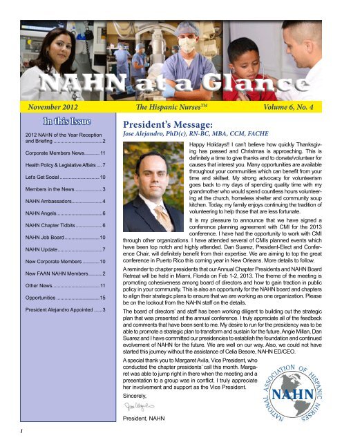 NAHN - National Association of Hispanic Nurses NAHN - National Association of Hispanic Nurses