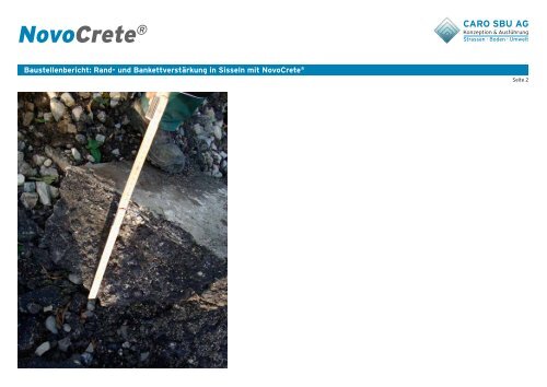 NovoCrete ® Baustellenbe
