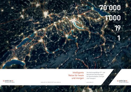 Unternehmensbroschüre - cablex AG