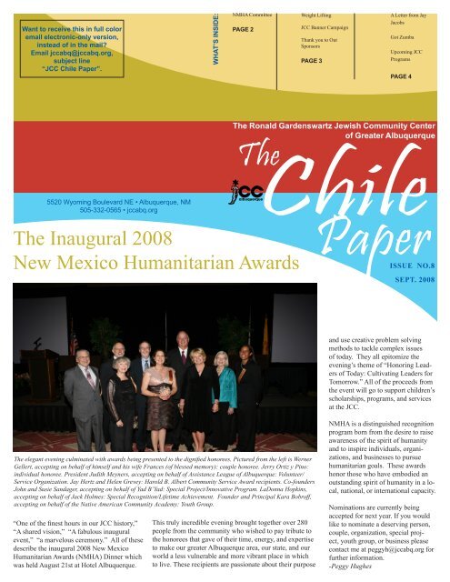 s Insid - JCC Albuquerque