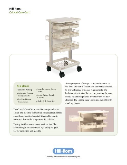 Critical-Care-Medical-Cart-Brochure - Hill-Rom