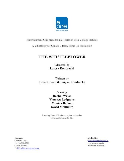 Benedict Cumberbatch Whistleblower