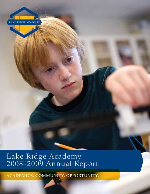 Lake Ridge Academy 2008-2009 Annual Report
