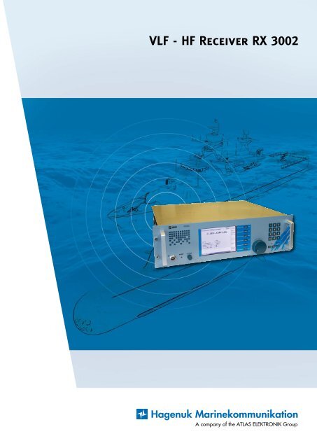 VLF - HF Receiver RX 3002 - Hagenuk Marinekommunikation GmbH