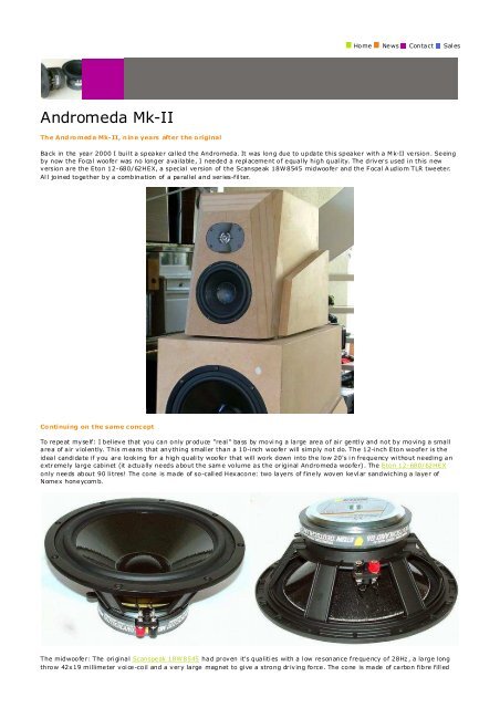 Andromeda Mk-II - Humble Homemade Hifi