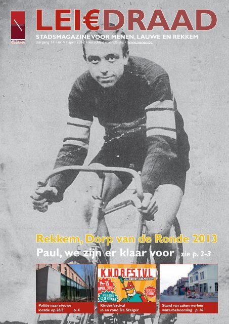 Leiedraad - Stad Menen