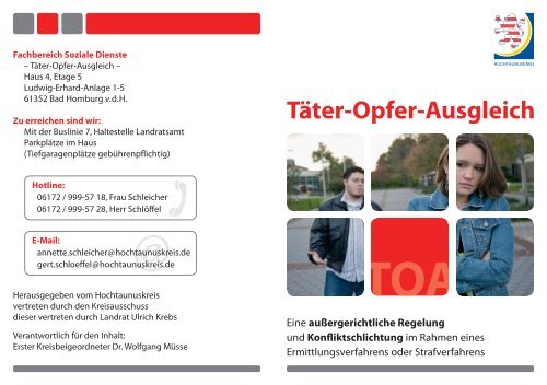Täter-Opfer-Ausgleich - Hochtaunuskreis
